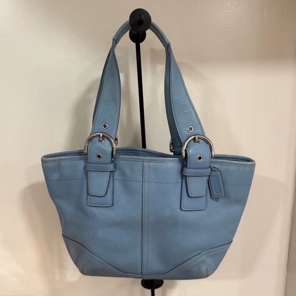 Coach | Bags | Vintage Coach Sky Blue Soho Bag 9544 Rare Handbag ...